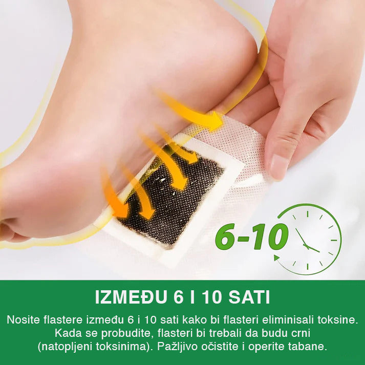 Сет од 20 фластери за детоксикација (10 дена детокс) – Solvio MK